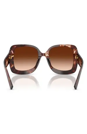 Dolce & Gabbana 55mm Gradient Square Sunglasses