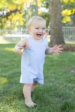 FLORENCE EISEMAN Shortall With Appliqué Trains