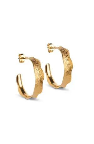 ENAMEL COPENHAGEN Ane Large Hoop Earrings - Gold