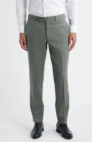 JACK VICTOR Patrick Stretch Tropical Wool Trousers