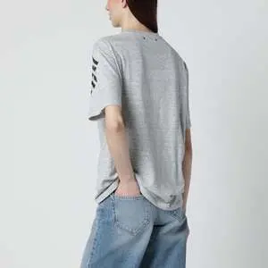 GOLDEN GOOSE T-shirt With Logo - Grey