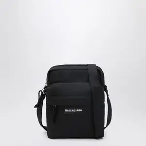 Balenciaga Explorer Nylon Shoulder Bag - Black