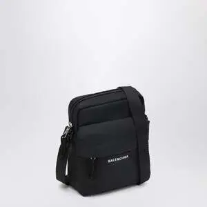 Balenciaga Explorer Nylon Shoulder Bag - Black
