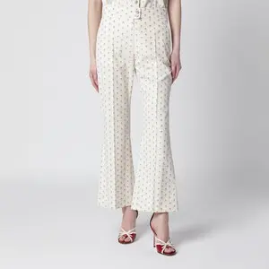 Valentino Garavani Floral Patterned Trousers