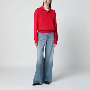 DUNST Polo Sweater In Cotton And Cashmere