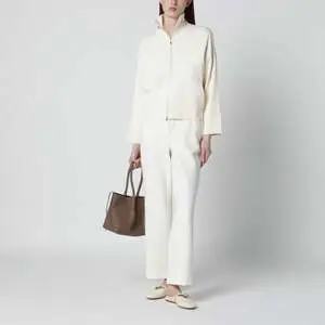 Max Mara Viscose-blend Zip-up Sweatshirt