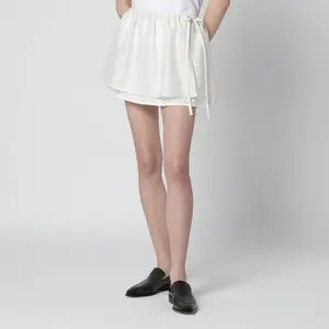 DUNST Mini Skirt With Overlapping Panel