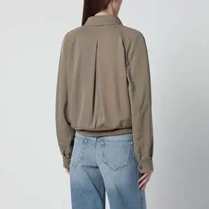 MAISON MARGIELA Virgin Wool Zip-up Jacket - Beige