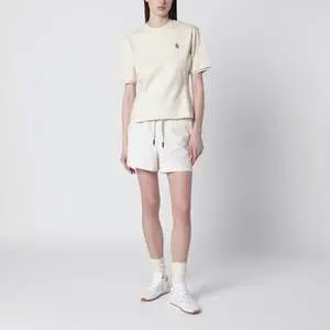 Moncler Technical Froissé Shorts - Beige