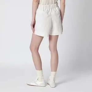 Moncler Technical Froissé Shorts - Beige