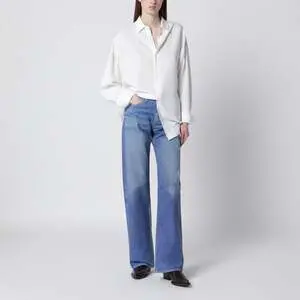Our Legacy Wata Cut Jeans With Aurora Digital Print - Blue