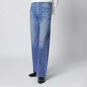 Our Legacy Wata Cut Jeans With Aurora Digital Print - Blue