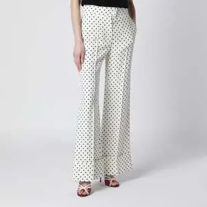 Valentino Garavani Polka Dot Print Trousers
