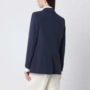 BLAZÉ MILANO Double-breasted Linen And Silk Jacket