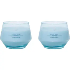 YANKEE CANDLE Beach Walk Studio Candle With Essential Oils - Light Blue