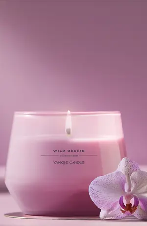 YANKEE CANDLE Wild Orchid Studio Candle With Essential Oils