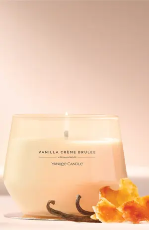 YANKEE CANDLE Vanilla Creme Brulee Studio Candle With Essential Oils