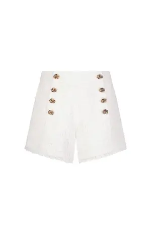 THE NOLI SHOP Tamara Tweed Button Short