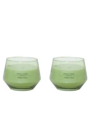 YANKEE CANDLE Sage & Citrus Studio Candle With Essential Oils - Green