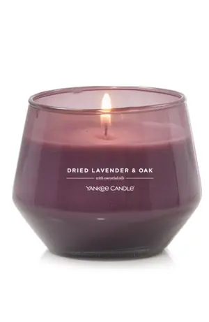 YANKEE CANDLE Dried Lavender & Oak Studio Candle With Essential Oils