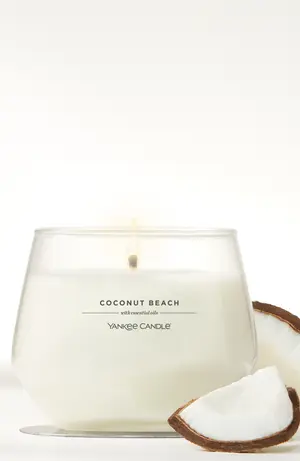 YANKEE CANDLE Coconut Beach Studio Candle With Essential Oils