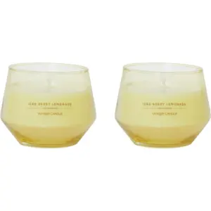 YANKEE CANDLE Iced Berry Lemonade Studio Candle With Essential Oils - Yellow