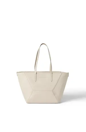 Brunello Cucinelli Calfskin Small Bc Duo Bag - Ivory