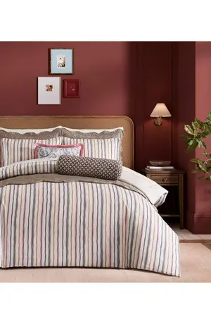 Ted Baker London Scallop Stripe Comforter & Pillow Shams Set