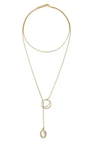 PETIT MOMENTS Morgan Y-necklace - Gold