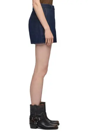 7 For All Mankind High-waist Denim Trouser Shorts - Blossom