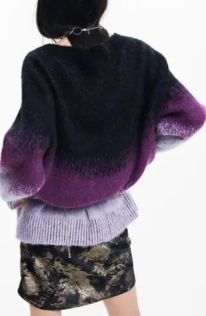 Desigual Ombré Relaxed Sweater