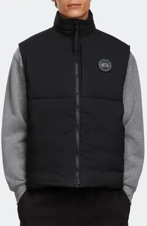 Canada Goose Lodge Packable 750 Fill Power Down Vest - Black - Noir