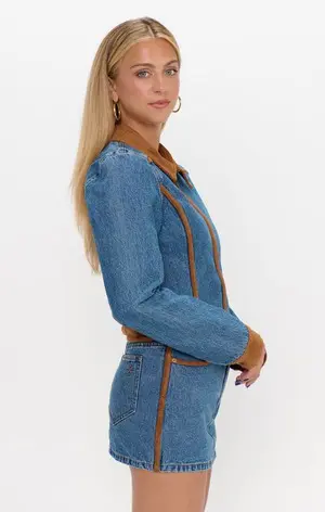 Show Me Your Mumu Dawson Denim Jacket