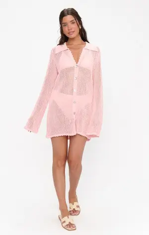 Show Me Your Mumu Button Up Coverup