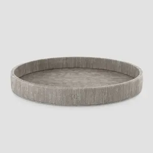 TOGAS Grace Serving Tray - Grey Round