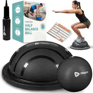 LIFEPRO Half Ball Balance Trainer - Grey
