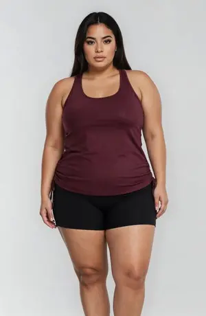 CALYPSA Tankini Swimsuit Set - Wine