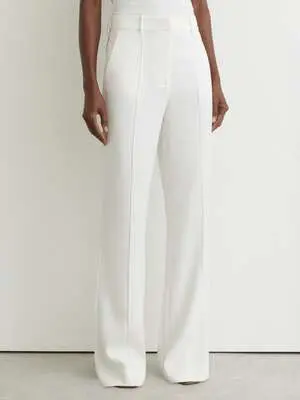 REISS Wide-leg Seam-detail Trousers