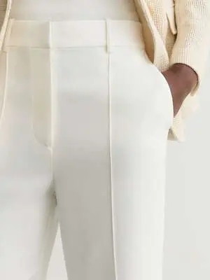 REISS Wide-leg Seam-detail Trousers