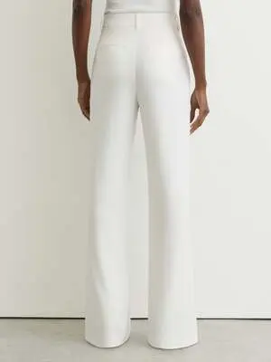 REISS Wide-leg Seam-detail Trousers