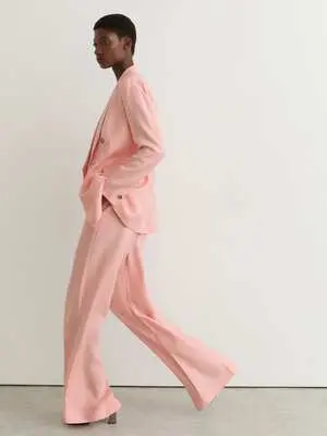 REISS Magda Petite Wide-leg Suit Trousers