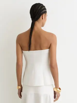 REISS Riley Strapless Waistcoat