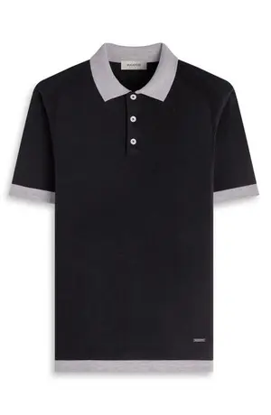 Bugatchi Cotton Blend Polo Sweater