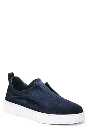 Santoni Victory Laceless Slip-on Sneakers - Blue