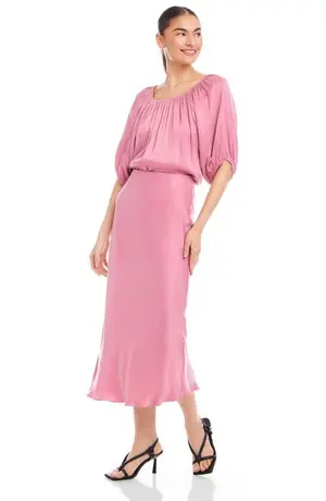 Fifteen Twenty Eva Bias Midi Skirt