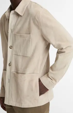 Vince Suede Utility Jacket