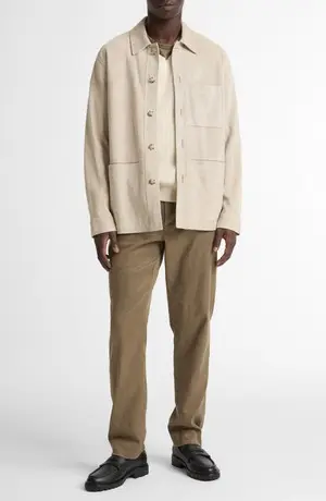 Vince Suede Utility Jacket