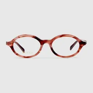 Gucci Oval Optical Frame - Brown