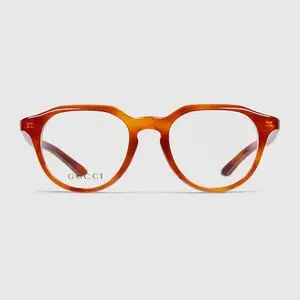 Gucci Round Optical Frame - Brown