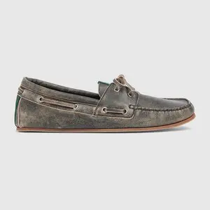 Gucci Boat Shoe Leather